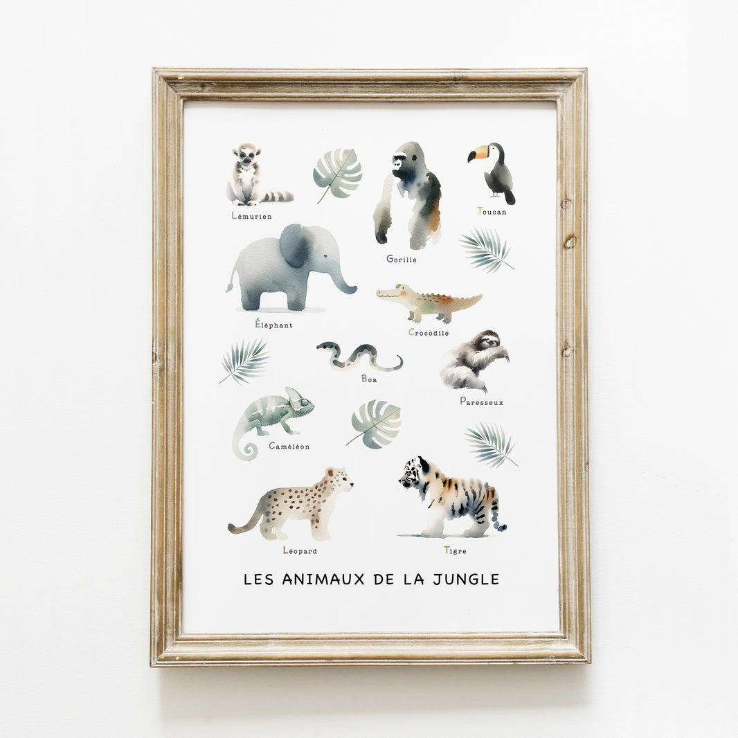 Posters chambre enfant – Décoration douce et colorée – Seven Paper